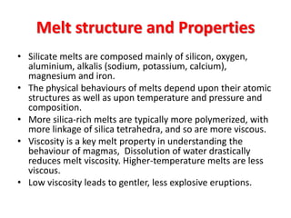 Evolution of magma | PPTX