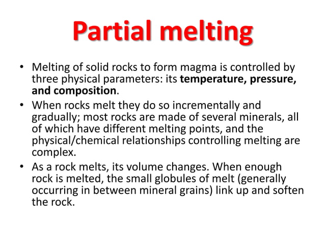 Evolution of magma | PPTX