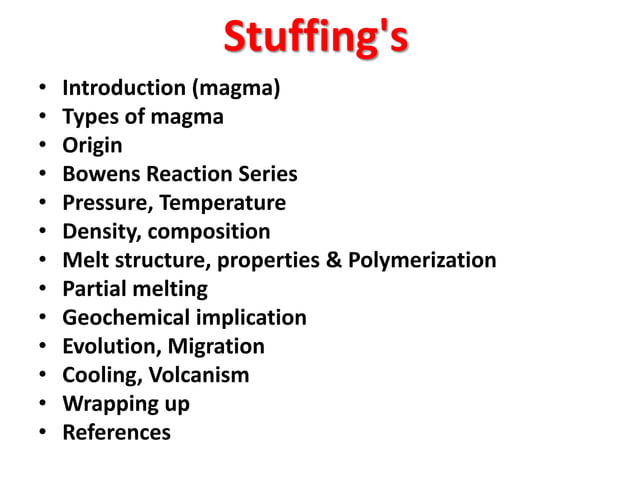 Evolution of magma | PPTX