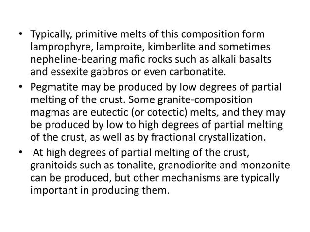 Evolution of magma | PPTX