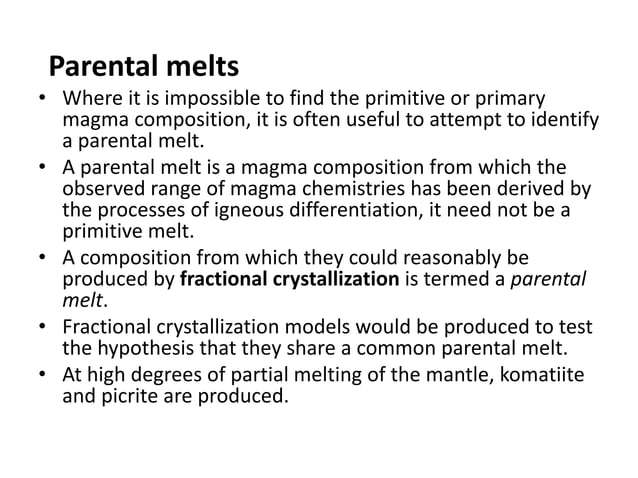 Evolution of magma | PPTX