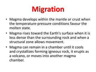 Evolution of magma | PPTX