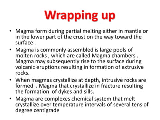 Evolution of magma | PPTX