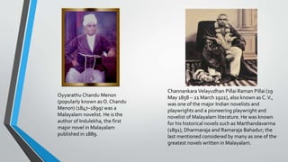 Evolution of Malayalam literature | PPTX