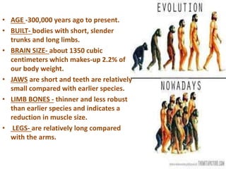 Evolution of man | PPTX