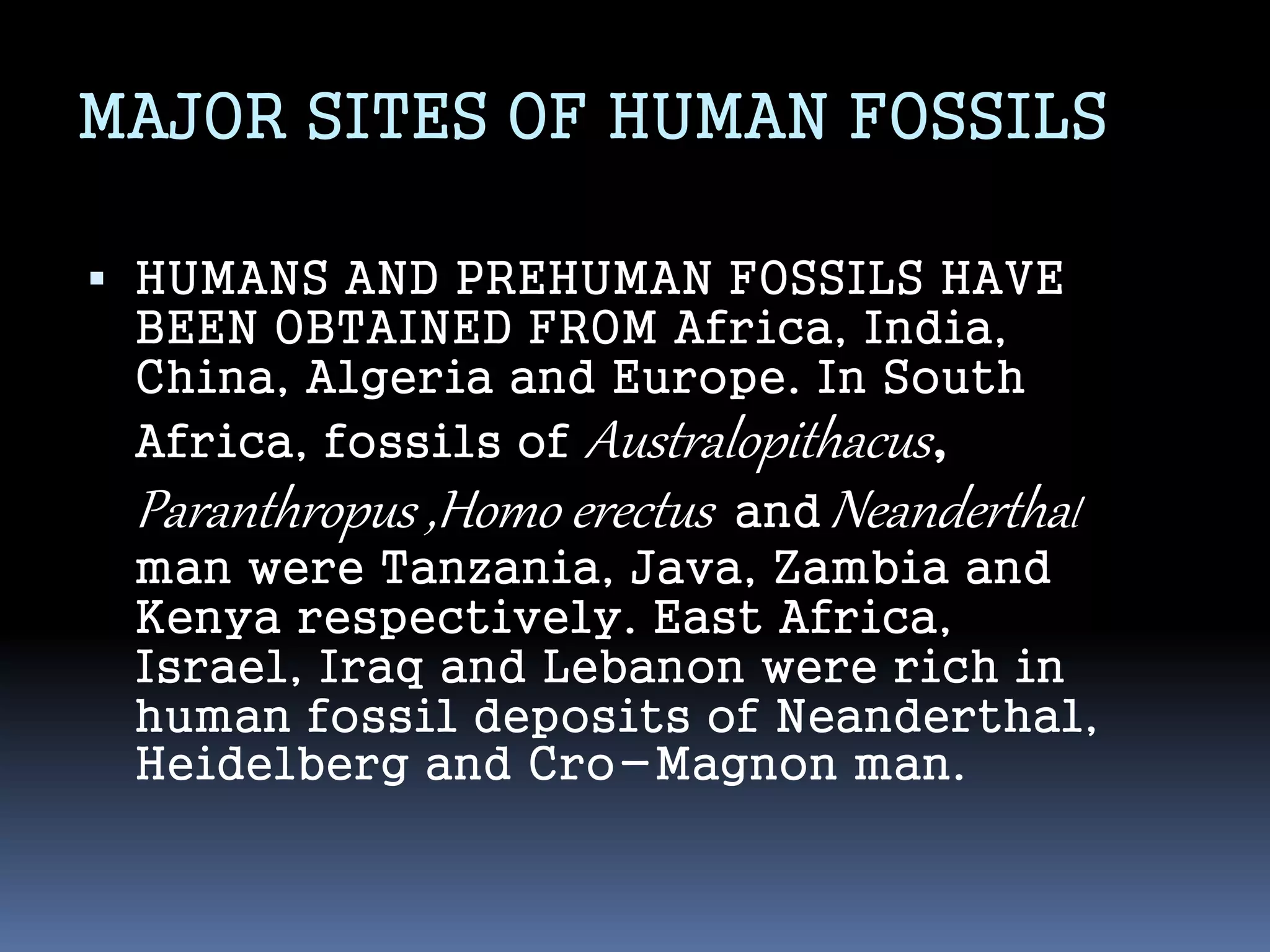 Evolution of man | PPTX