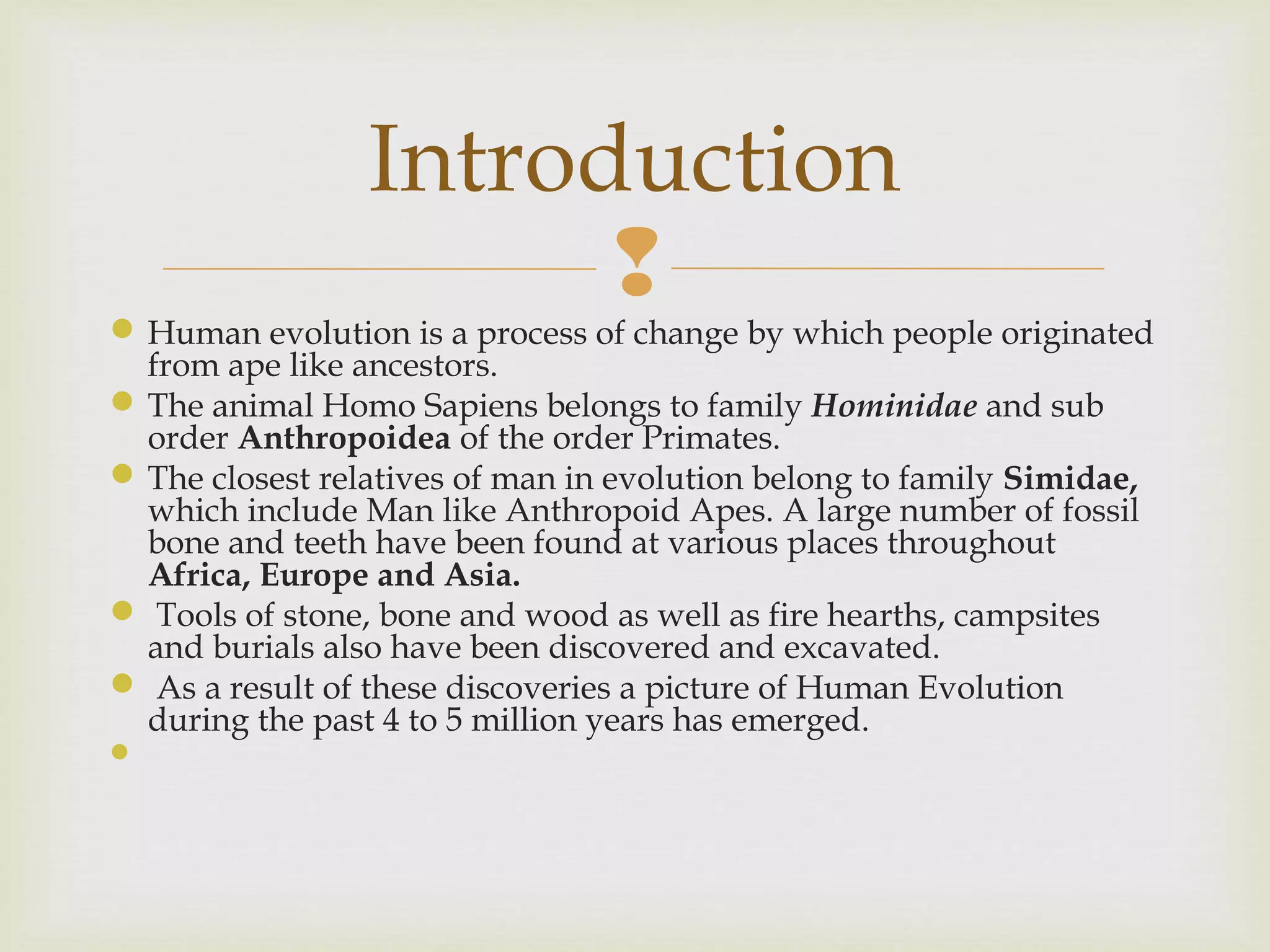 Evolution of man | PPT