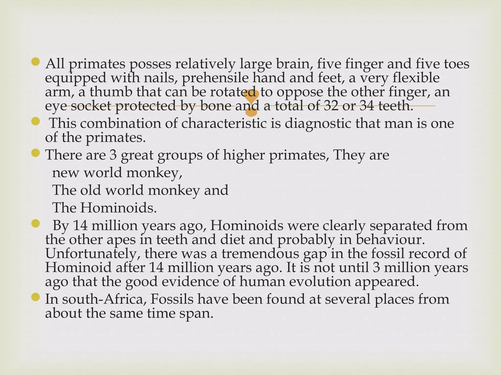 Evolution of man | PPT