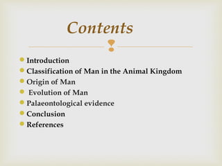 Evolution of man | PPT