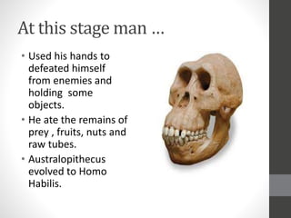 Evolution of Man (form one) | PPTX