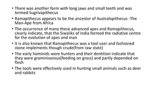 Evolution of man | PDF