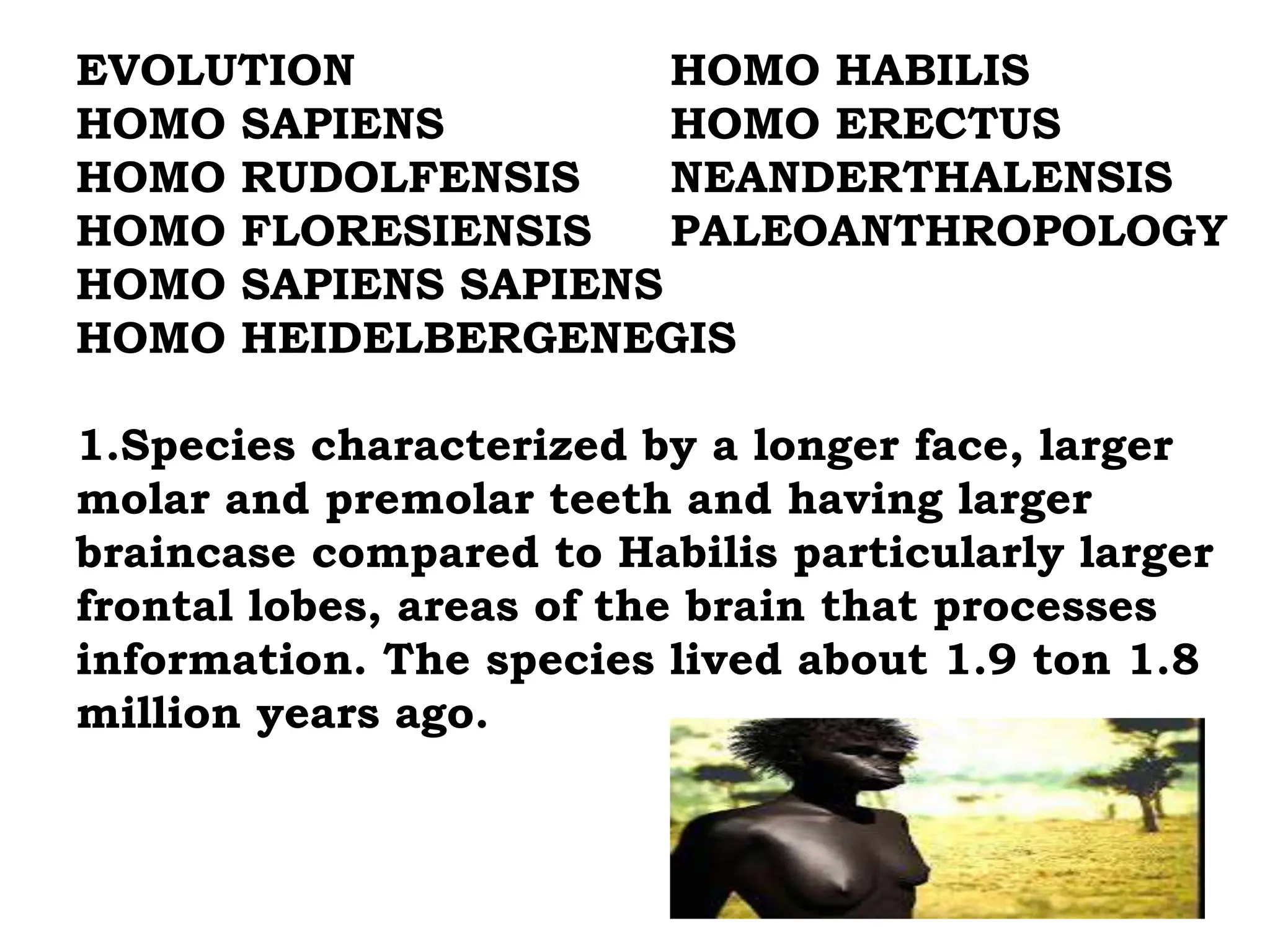 Evolution of Man | PPTX