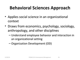Evolution of management | PPT