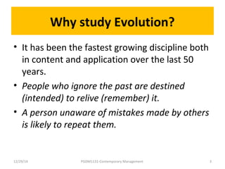Evolution of management | PPT