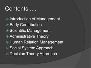 Evolution of management | PPTX