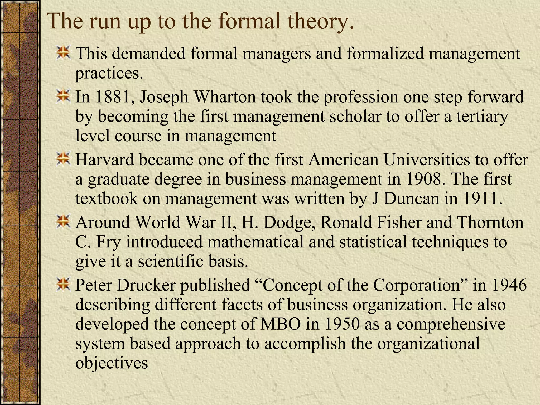 Evolution of management | PPT