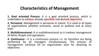 Evolution of Management - Managemement Theory and Practices | PPTX