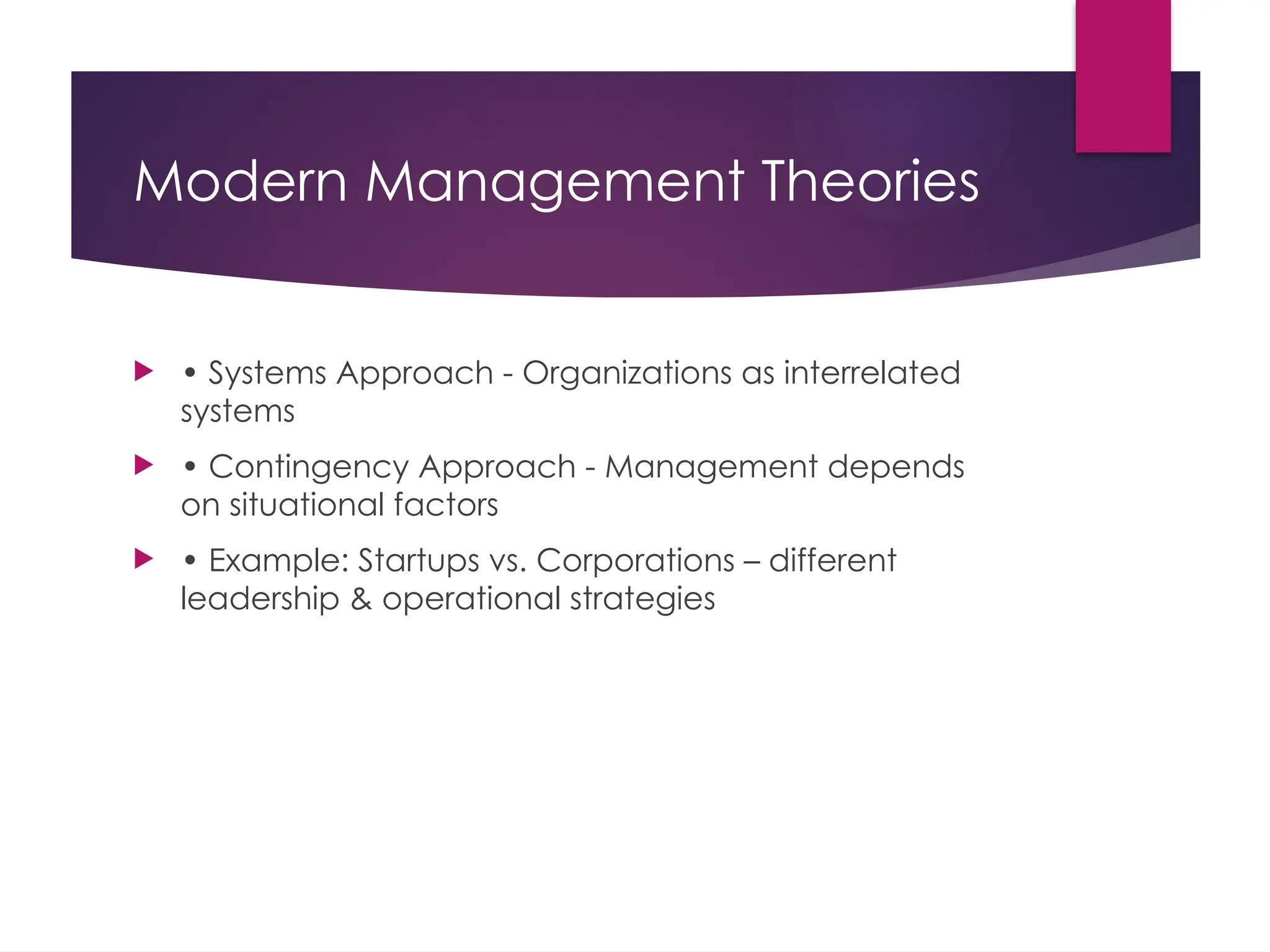 Evolution of Management Thought & Modern Theories | PPT