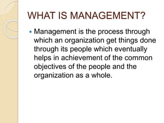 Evolution of management | PPTX