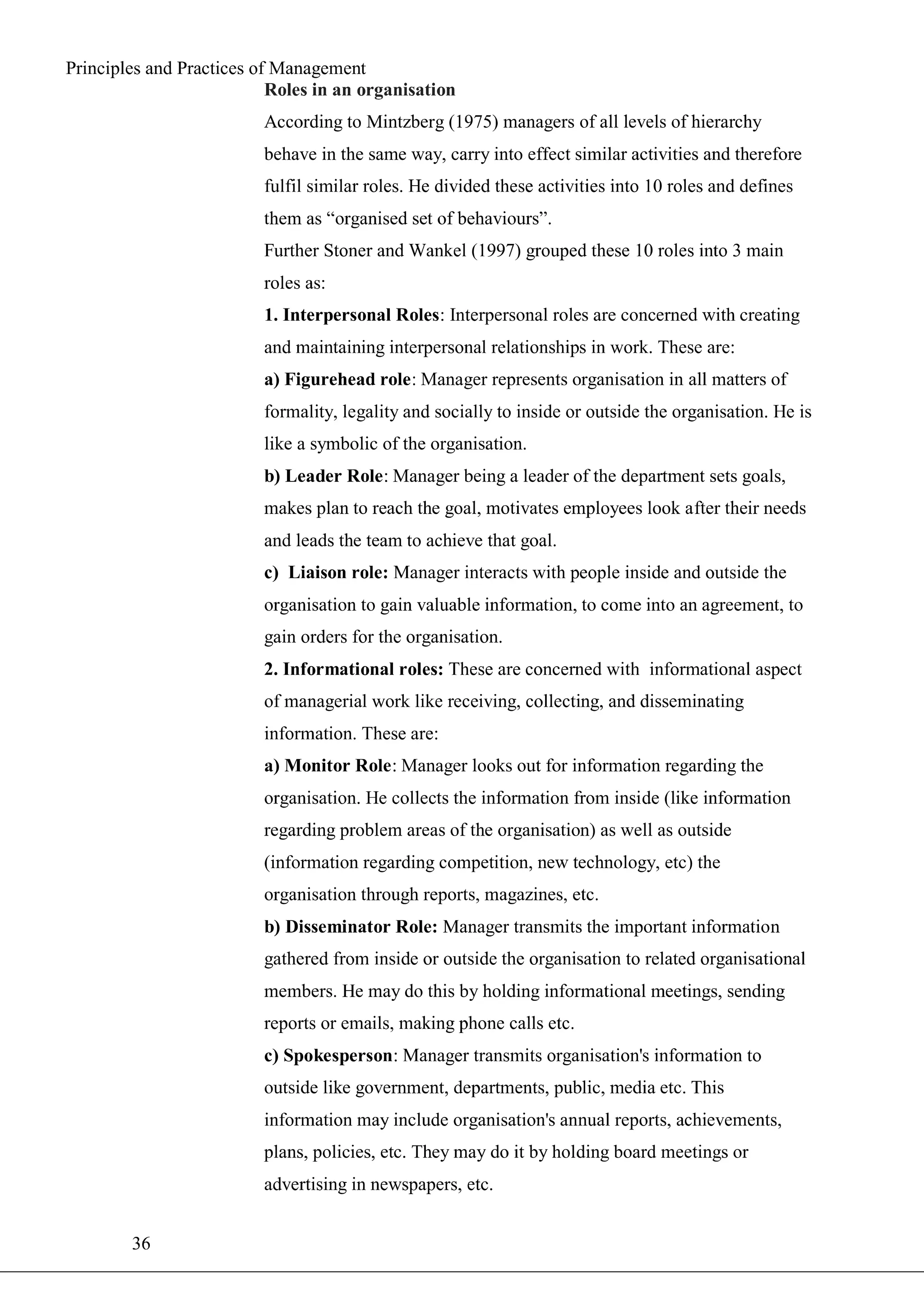 Evolution of Management text notes.pdf principles of Management | PDF