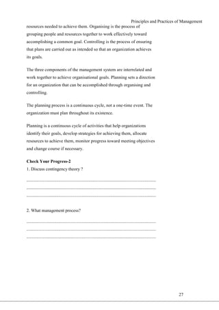Evolution of Management text notes.pdf principles of Management | PDF