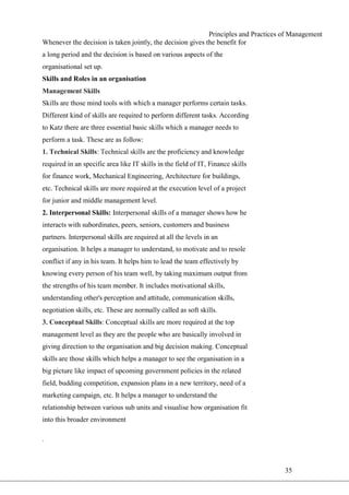Evolution of Management text notes.pdf principles of Management | PDF