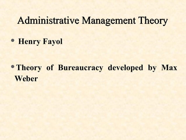 THE EVOLUTION OF MANAGEMENT THEORIES.pdf | Business Administration ...