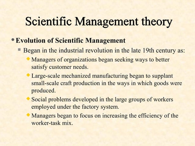THE EVOLUTION OF MANAGEMENT THEORIES.pdf | Business Administration ...