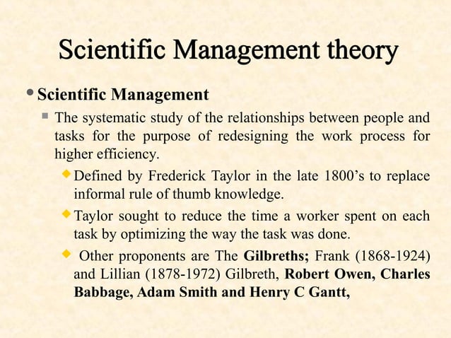 THE EVOLUTION OF MANAGEMENT THEORIES.pdf | Business Administration ...