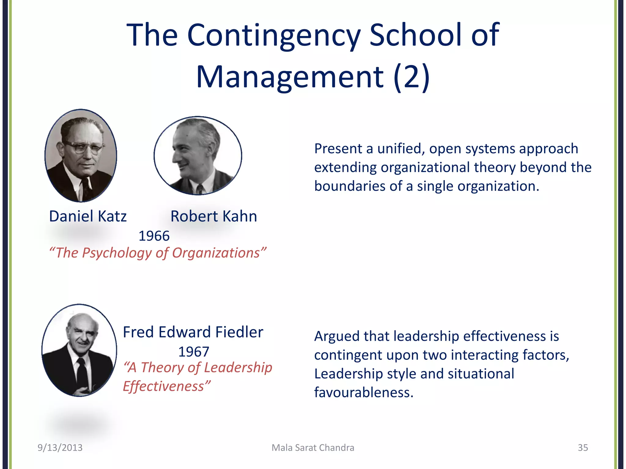 Evolution of management theory | PDF