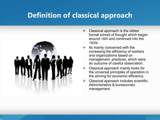 Evolution of management thought | PPT