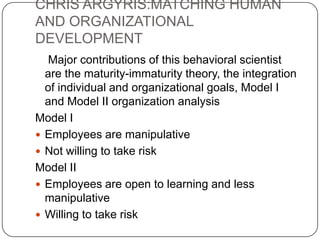 Evolution of management thoughts | PPTX