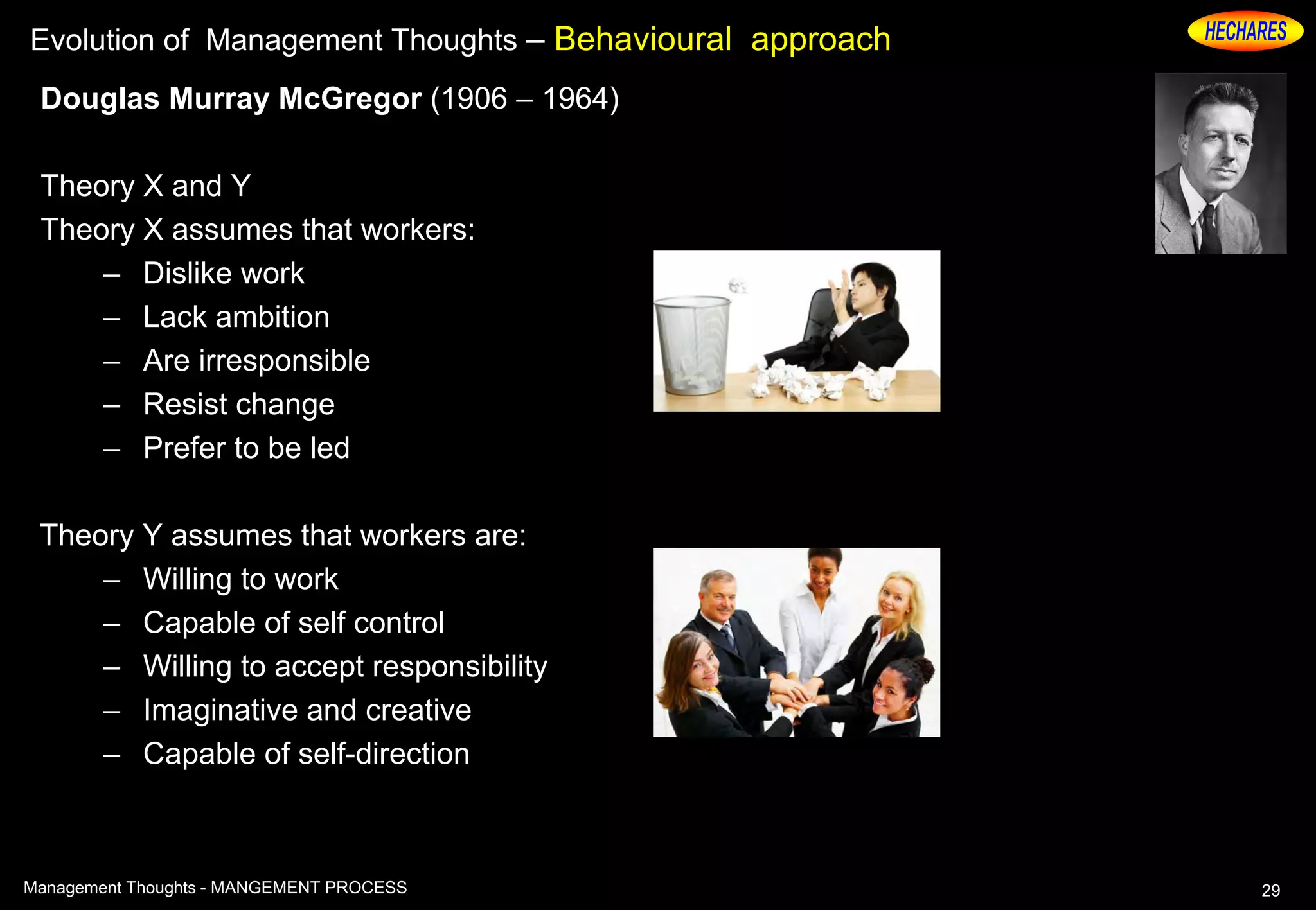 Evolution of management thoughts | PDF