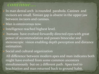 Evolution of Man | PPTX