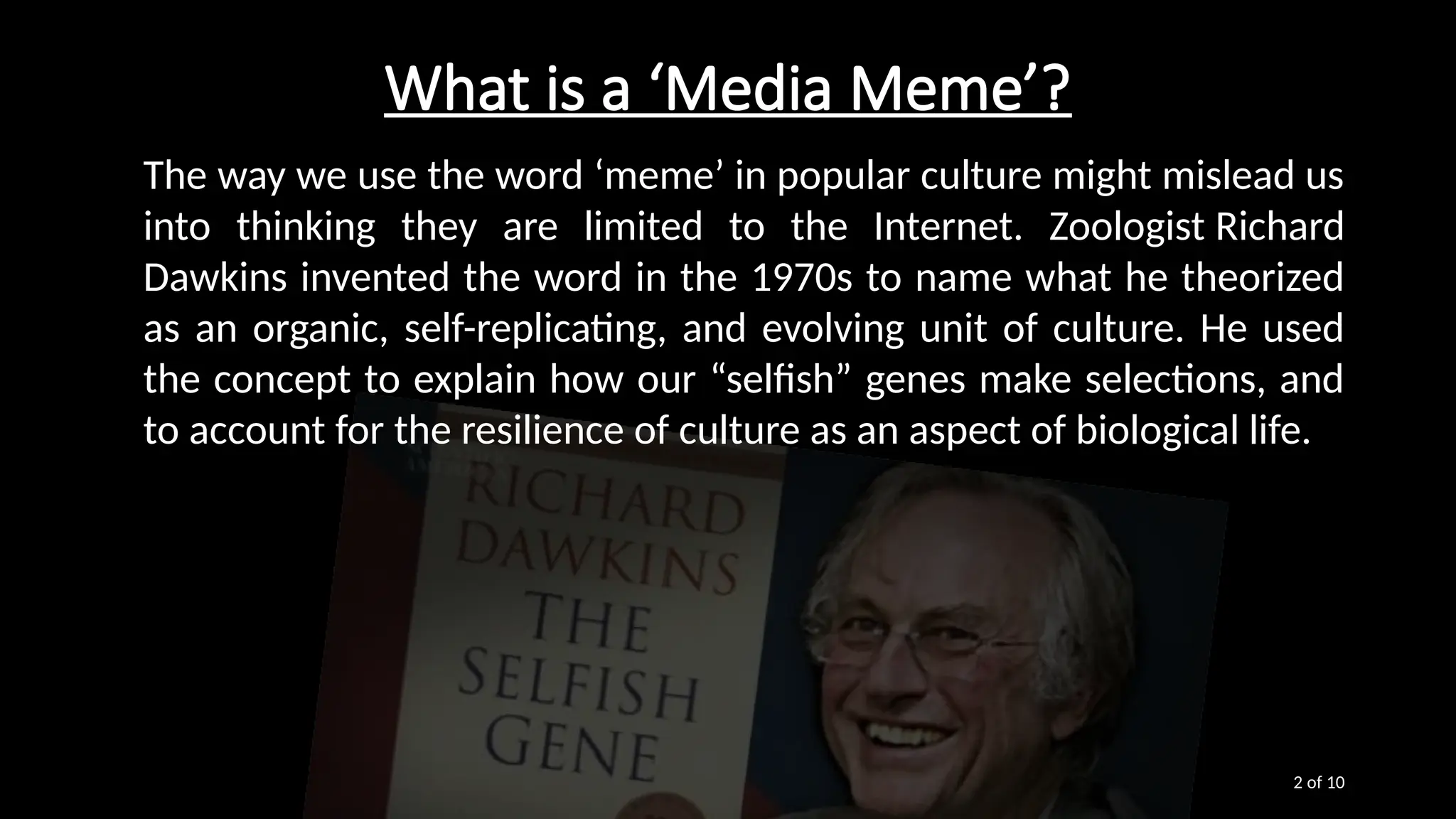The Evolution Of Media Memes: Definition and Evolution | PPTX ...