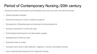 Evolution of medicine and medical nursing | PPTX