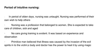 Evolution of medicine and medical nursing | PPTX