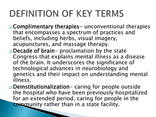 Evolution of Mental Health Psychiatric Nursing Practice | PPTX