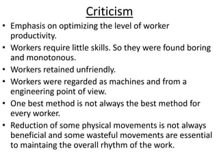Evolution of management | POT