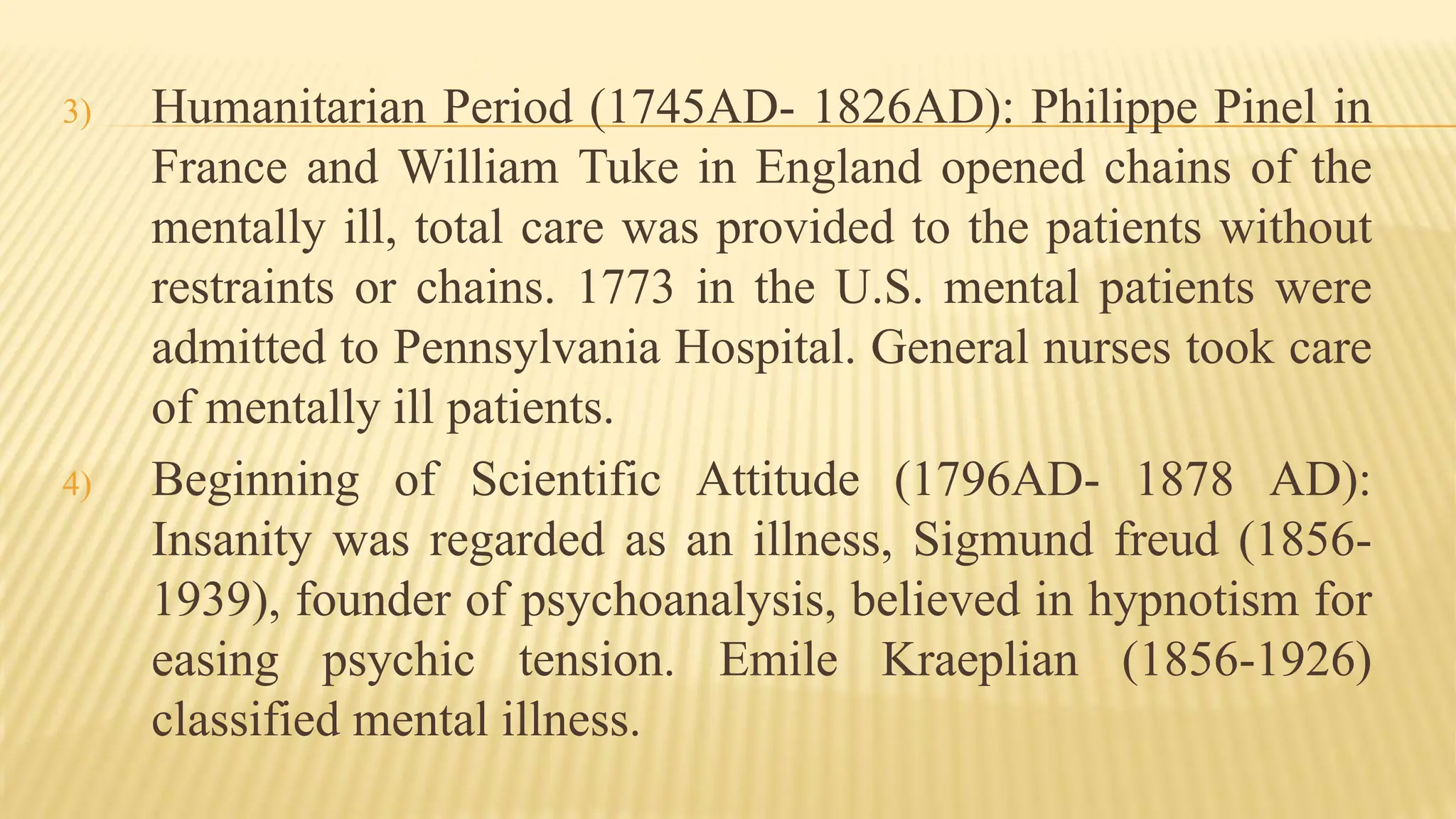 Unit-1 Evolution of Mental Health Nursing | PPTX