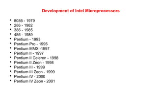 Evolution and Generation of Microprocessor.spptx | PPTX