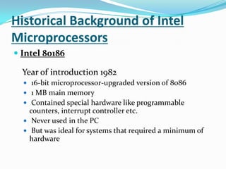Evolution of microprocessors | PPT