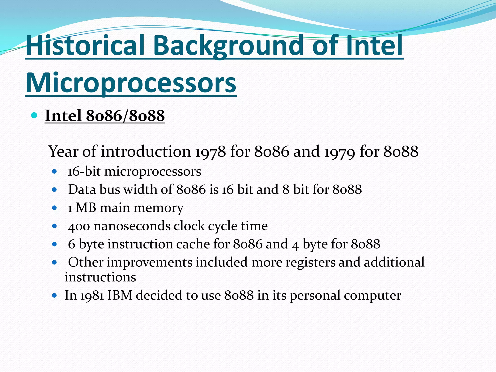 Evolution Of Microprocessors | PPSX