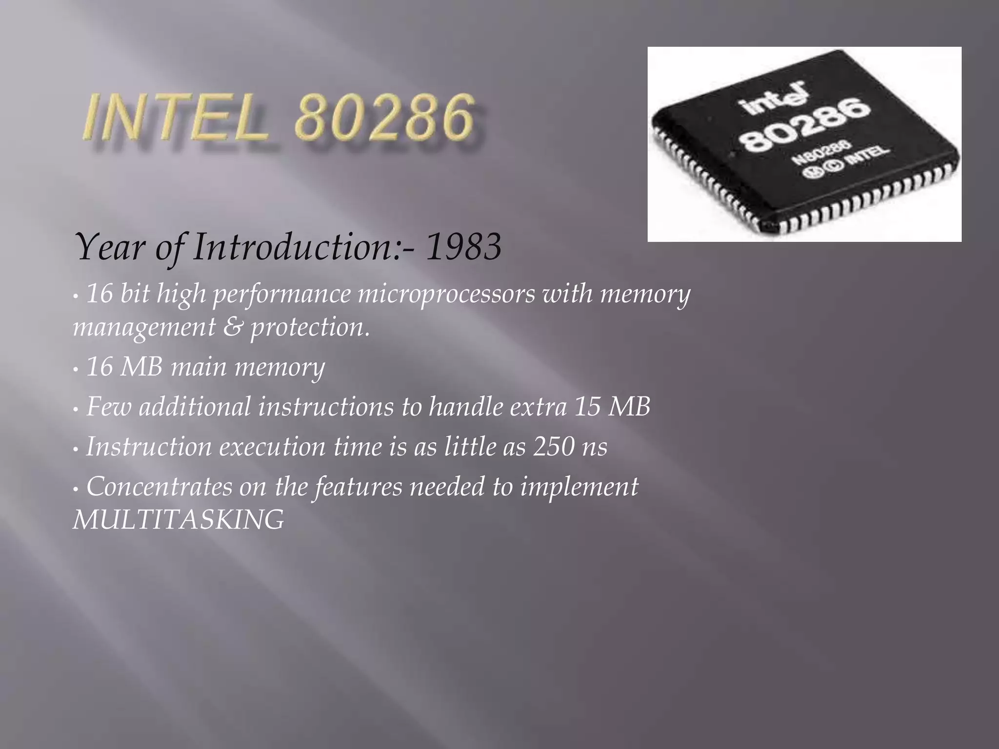 Evolution of microprocessors | PPTX