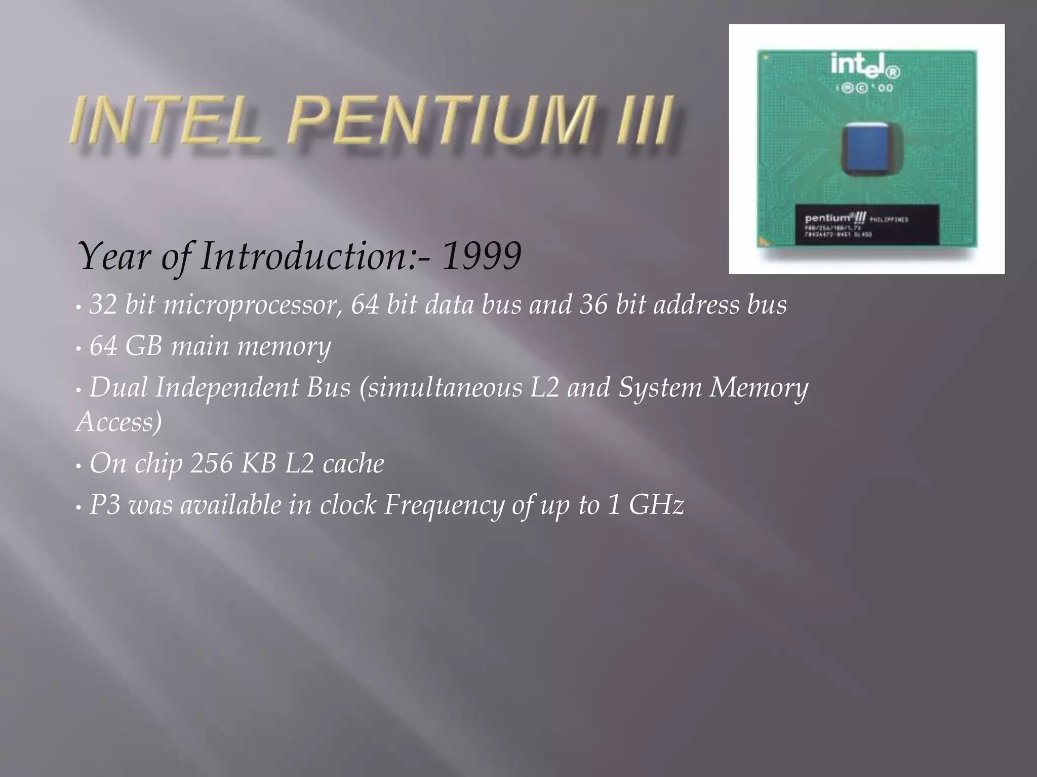 Evolution of microprocessors | PPTX