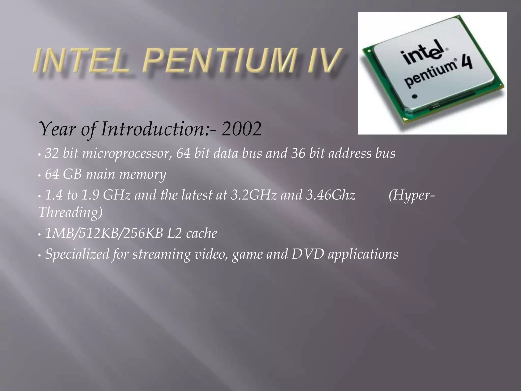 Evolution of microprocessors | PPTX