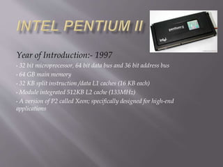 Evolution of microprocessors | PPTX