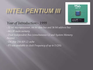 Evolution of microprocessors | PPTX