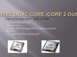 Evolution of microprocessors | PPTX | Computing | Technology & Computing