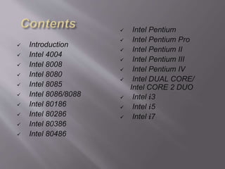 Evolution of microprocessors | PPTX
